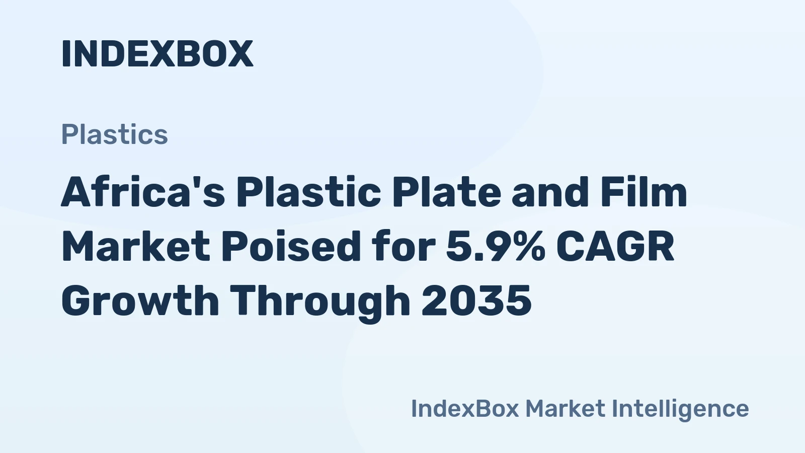 Africa's Plastic Plate and Film Market Poised for 5.9% CAGR Growth Through 2035