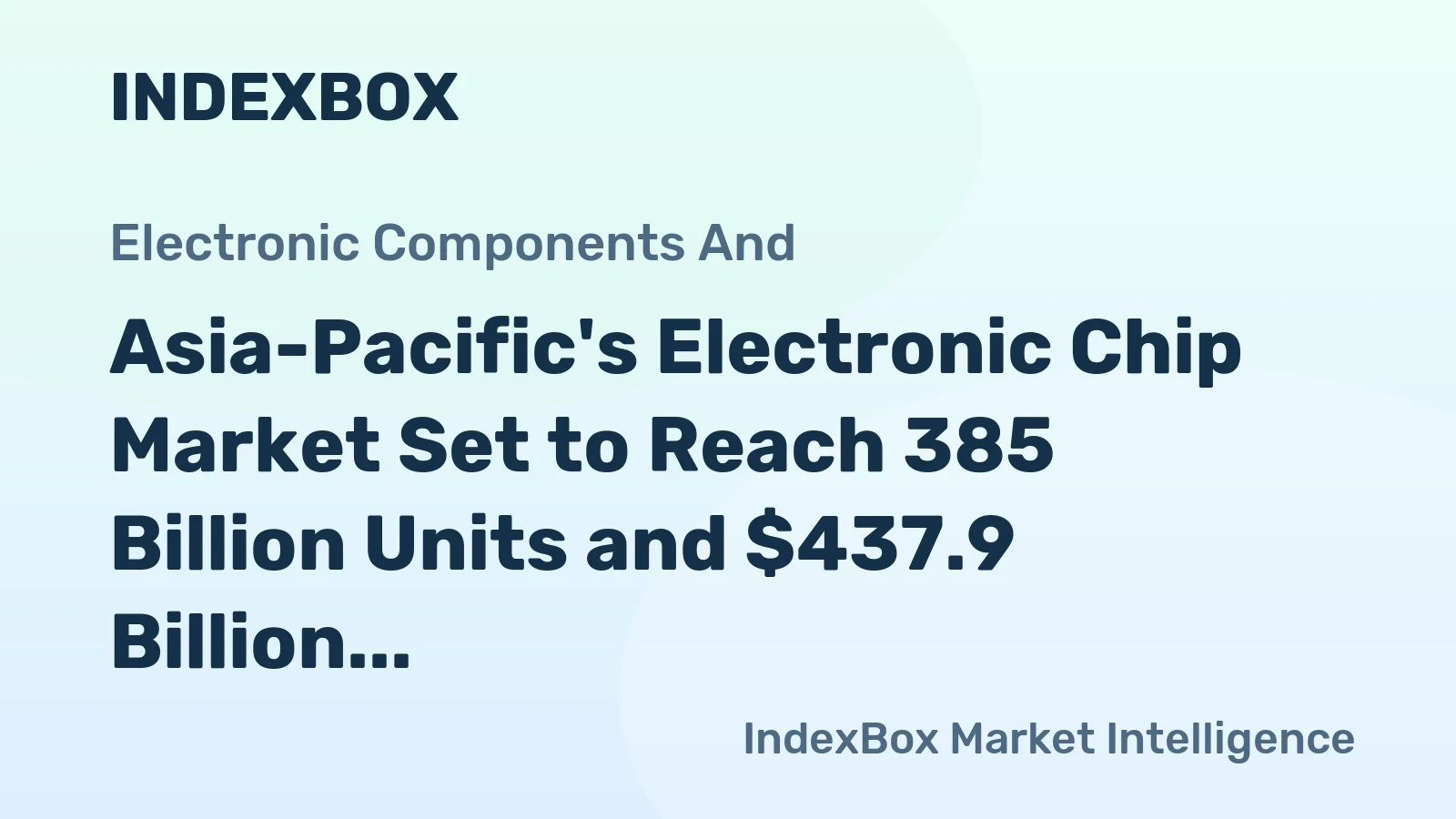 Asia-Pacific's Electronic Chip Market Set to Reach 385 Billion Units and $437.9 Billion by 2035