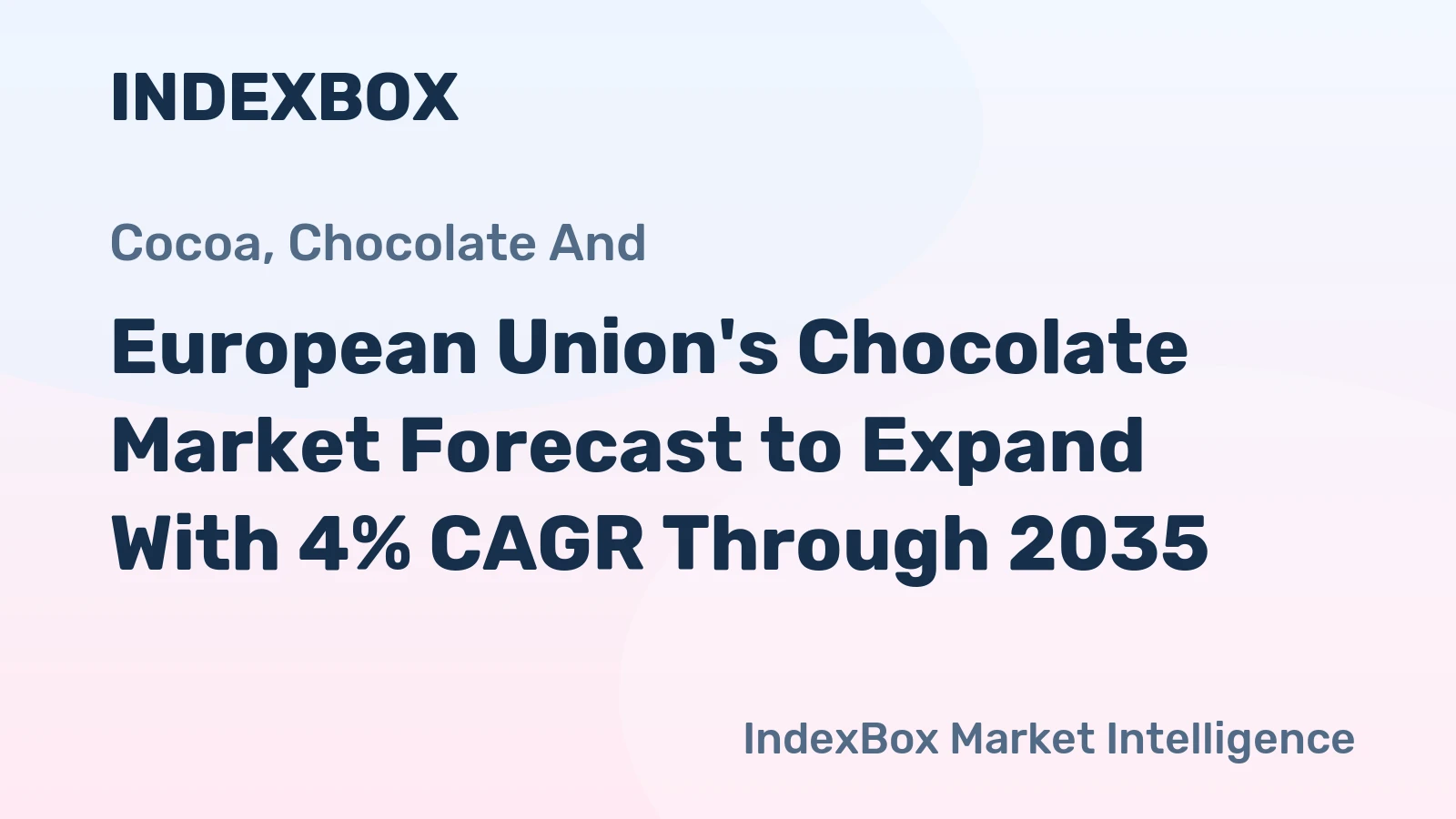 European Union's Chocolate Market Forecast to Expand With 4% CAGR Through 2035