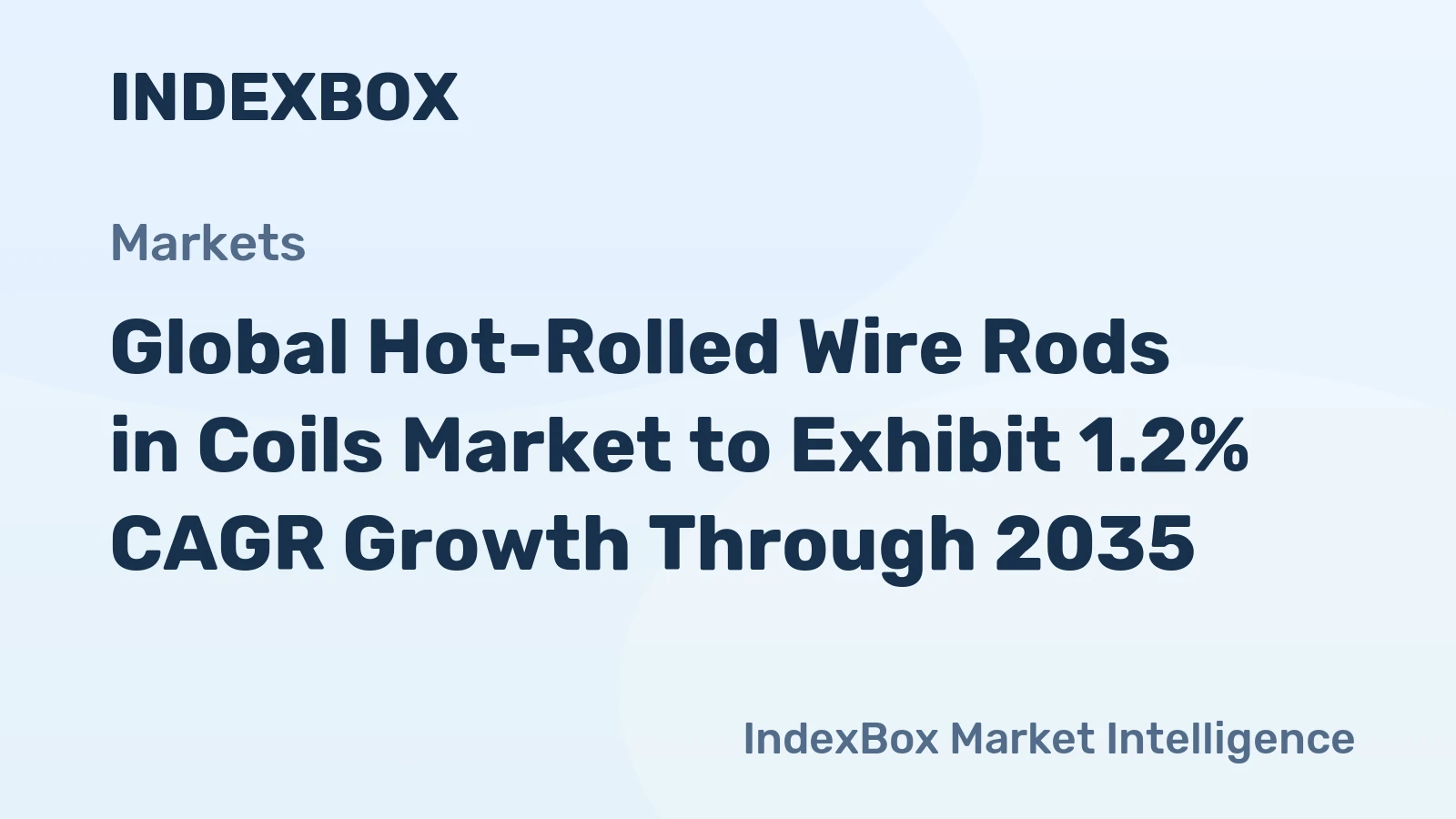 Global Hot-Rolled Wire Rods in Coils Market to Exhibit 1.2% CAGR Growth Through 2035