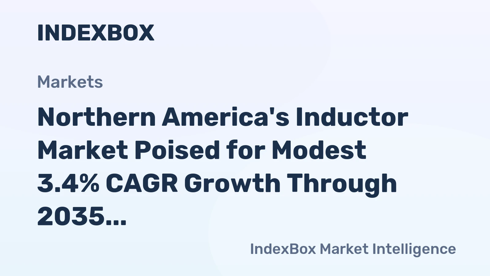Northern America's Inductor Market Poised for Modest 3.4% CAGR Growth Through 2035