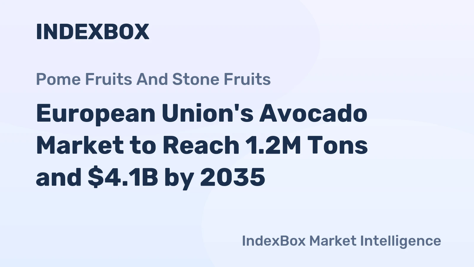 European Union's Avocado Market to Reach 1.2M Tons and $4.1B by 2035