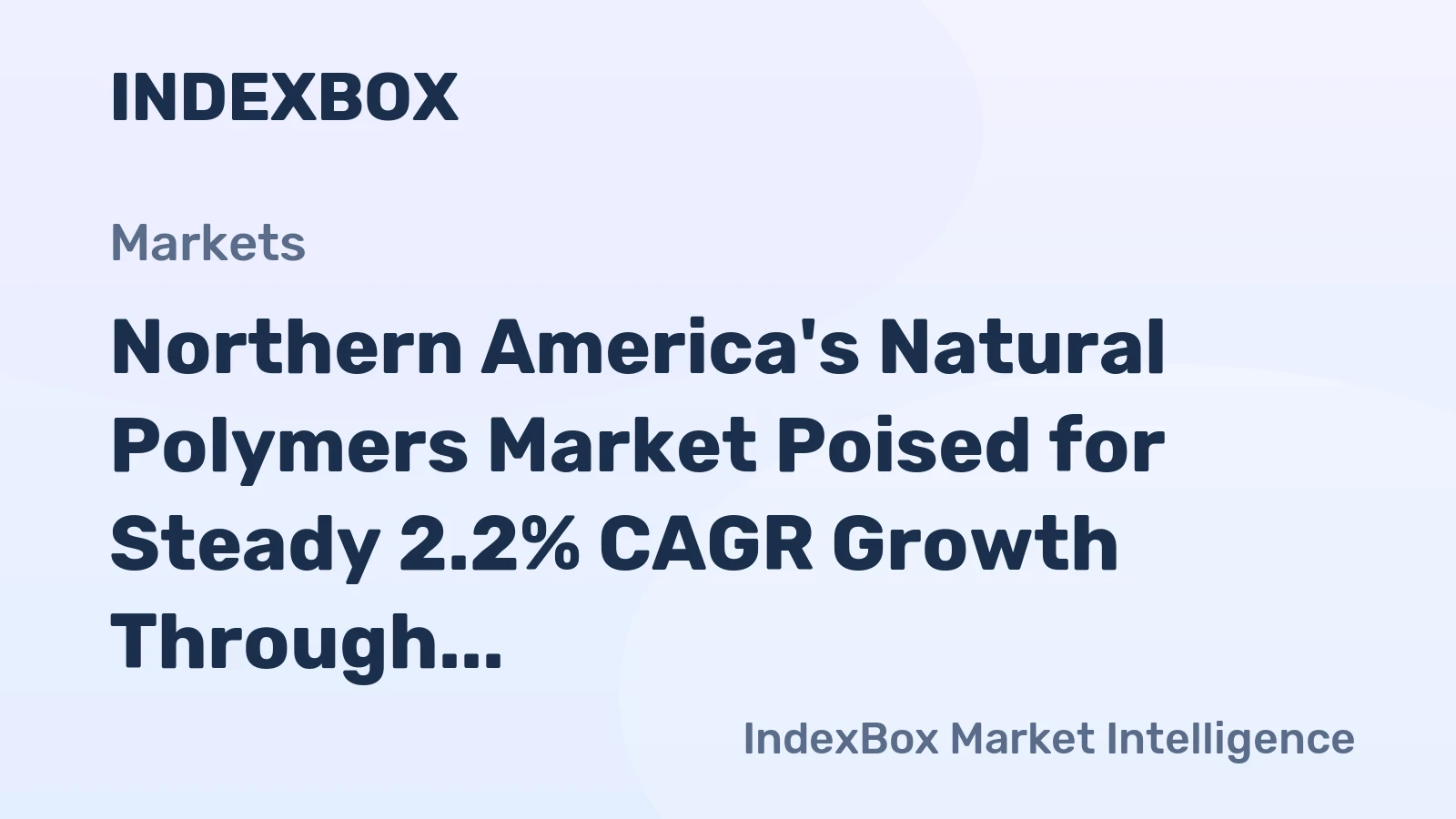 Northern America's Natural Polymers Market Poised for Steady 2.2% CAGR Growth Through 2035