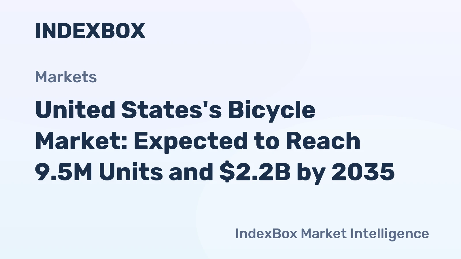 United States's Bicycle Market: Expected to Reach 9.5M Units and $2.2B by 2035