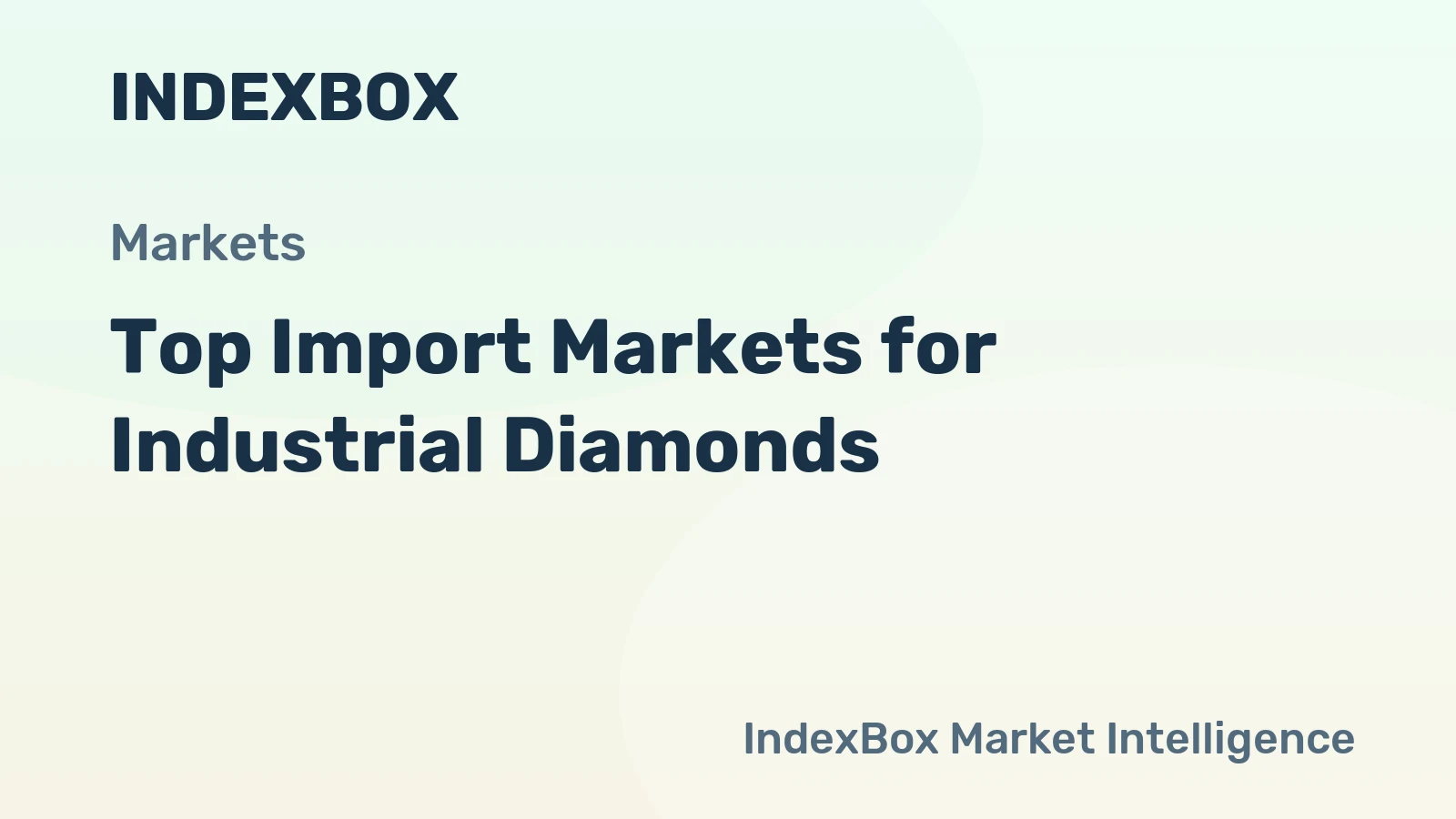 Top Import Markets for Industrial Diamonds