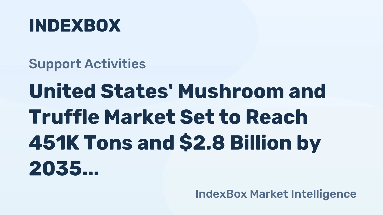 United States' Mushroom and Truffle Market Set to Reach 451K Tons and $2.8 Billion by 2035