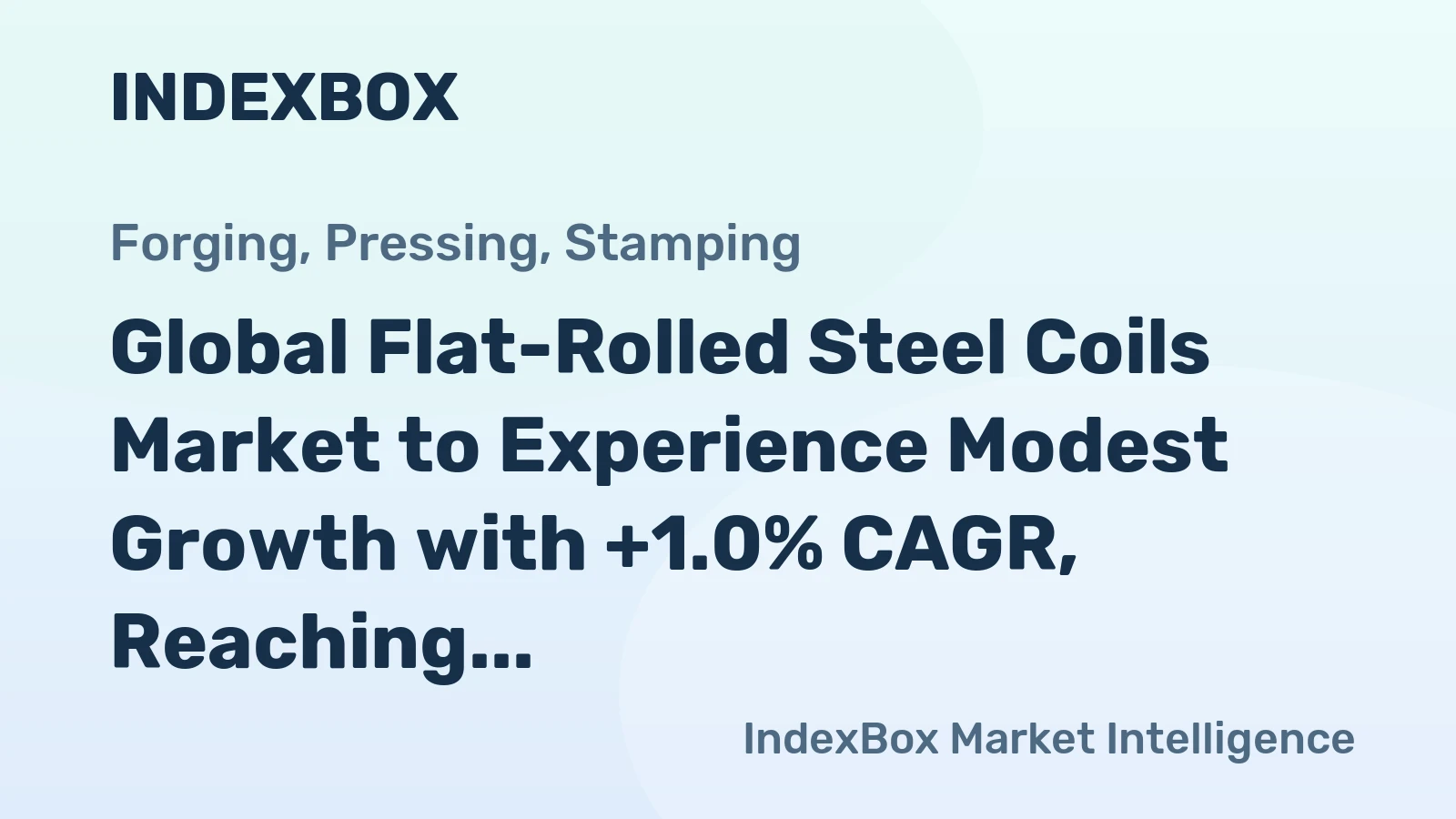 Global Flat-Rolled Steel Coils Market to Experience Modest Growth with +1.0% CAGR, Reaching 435M Tons by 2035