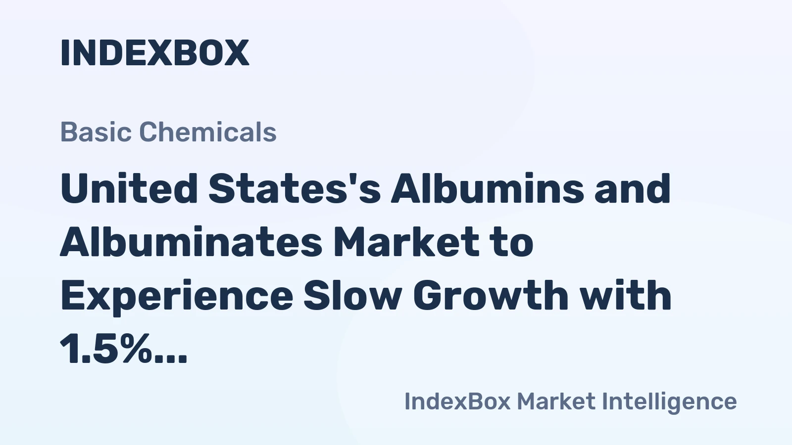 United States's Albumins and Albuminates Market to Experience Slow Growth with 1.5% CAGR from 2024 to 2035