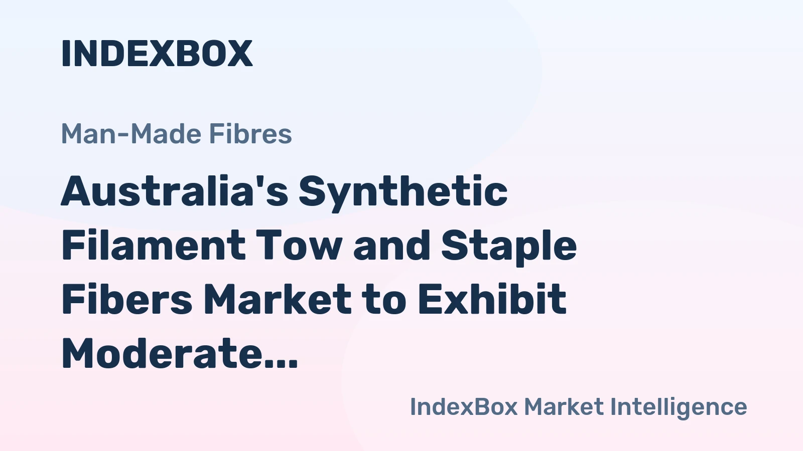 Australia's Synthetic Filament Tow and Staple Fibers Market to Exhibit Moderate Growth with a CAGR of +0.6% from 2024 to 2035