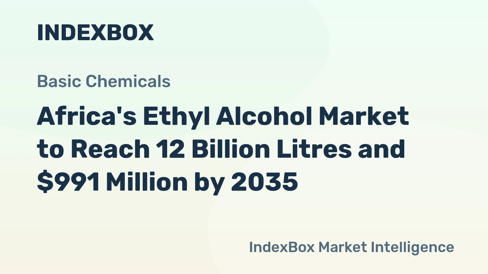 Africa's Ethyl Alcohol Market to Reach 12 Billion Litres and $991 Million by 2035