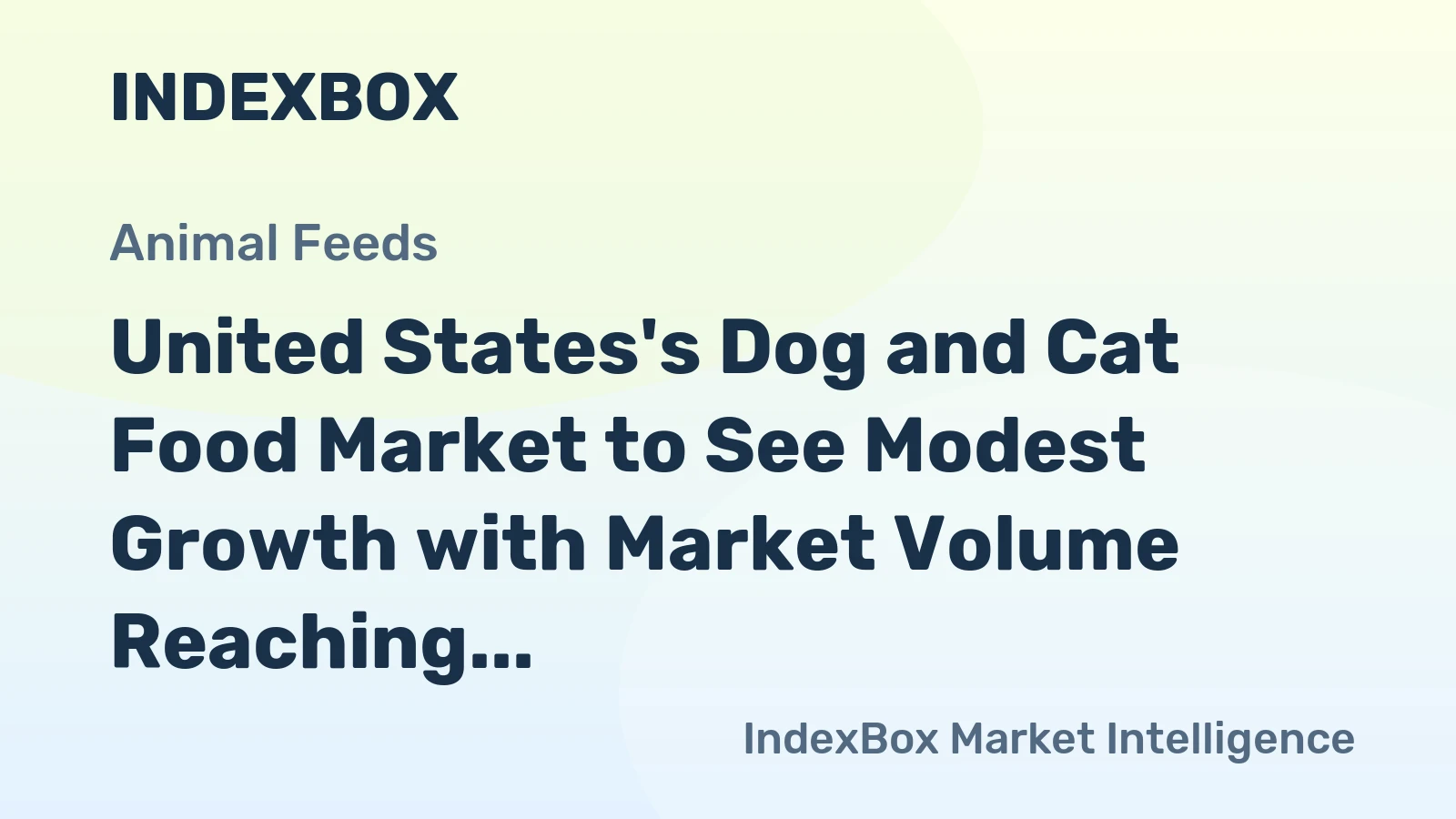 United States's Dog and Cat Food Market to See Modest Growth with Market Volume Reaching 9.5M Tons and Value Reaching $30.6B by 2035