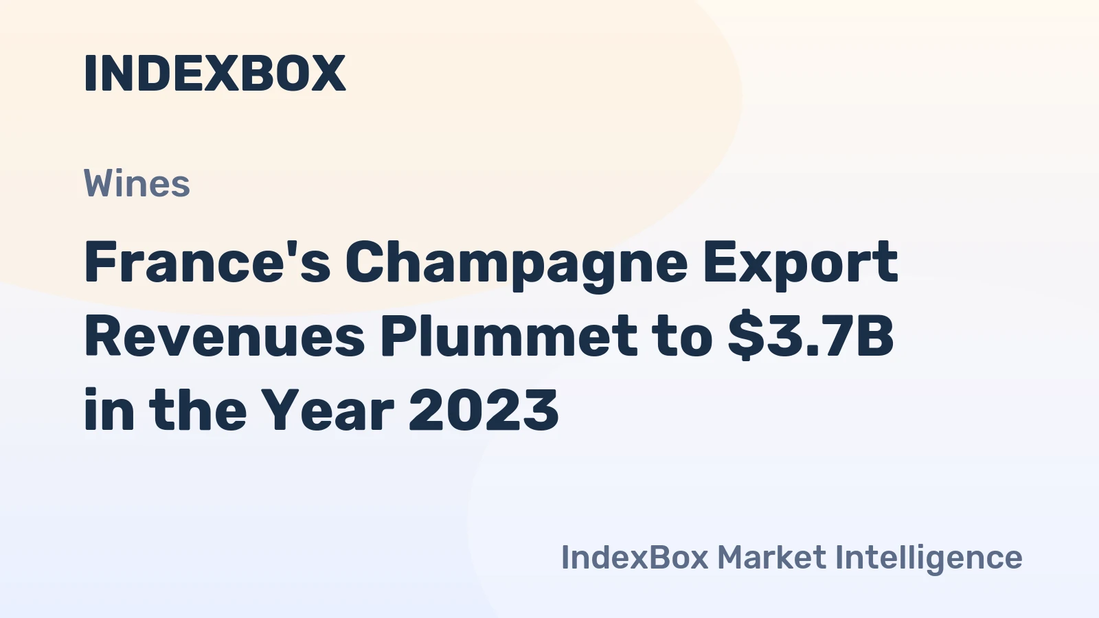 France's Champagne Export Revenues Plummet to $3.7B in the Year 2023