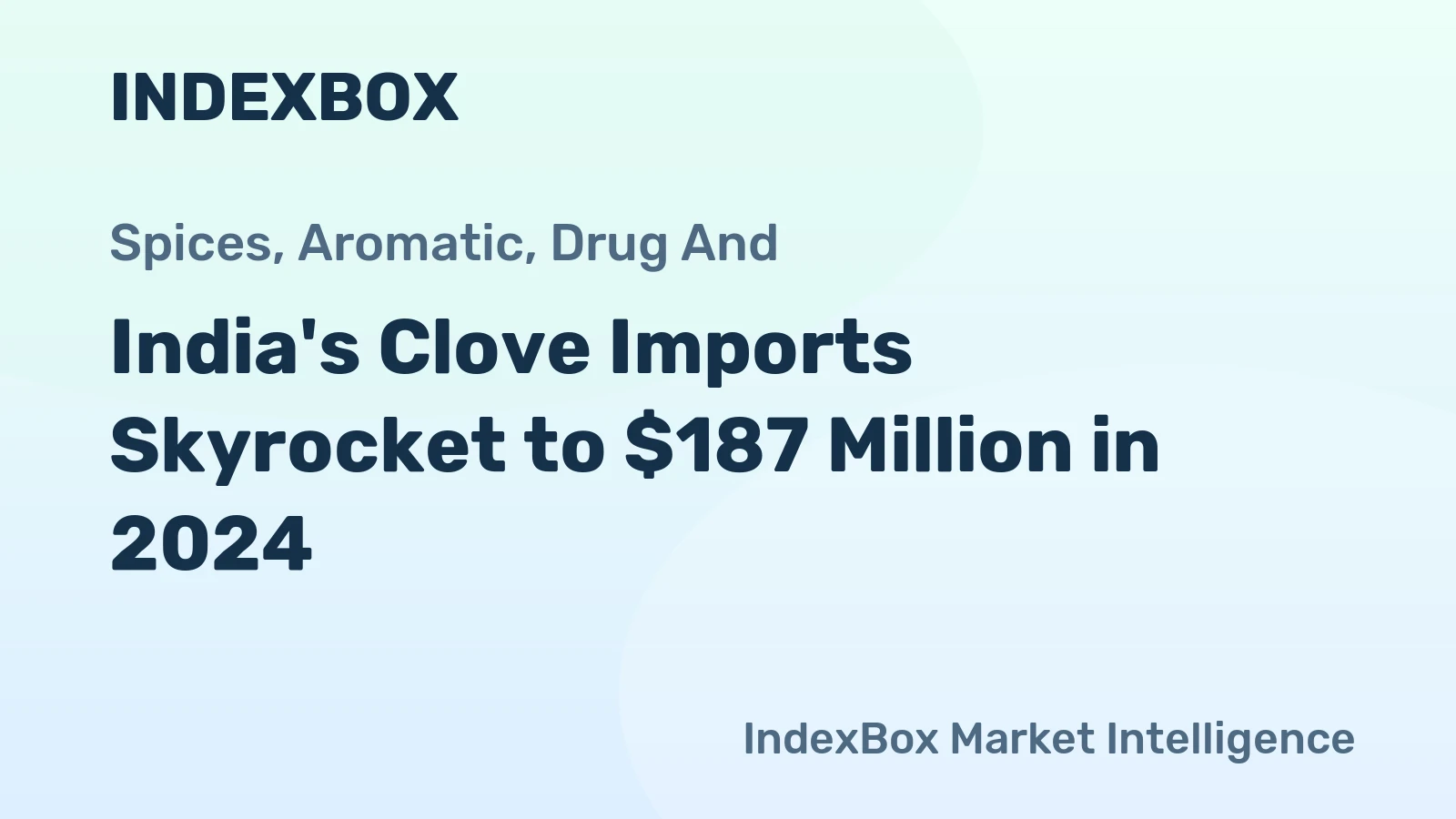 India's Clove Imports Skyrocket to $187 Million in 2024