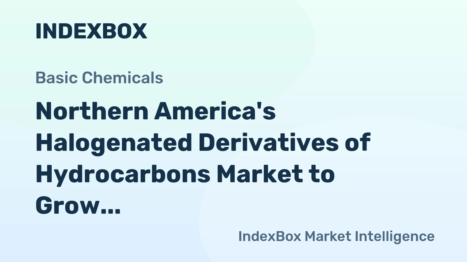 Northern America's Halogenated Derivatives of Hydrocarbons Market to Grow at a Slow Pace with a CAGR of +0.1%