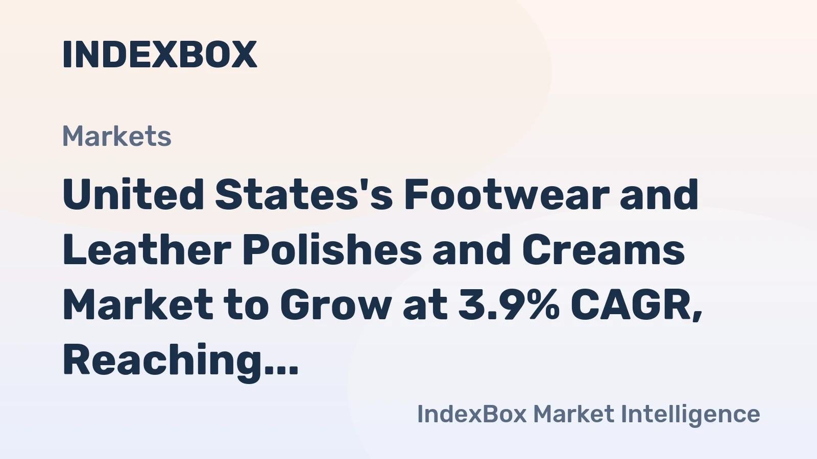 United States's Footwear and Leather Polishes and Creams Market to Grow at 3.9% CAGR, Reaching 25K Tons by 2035