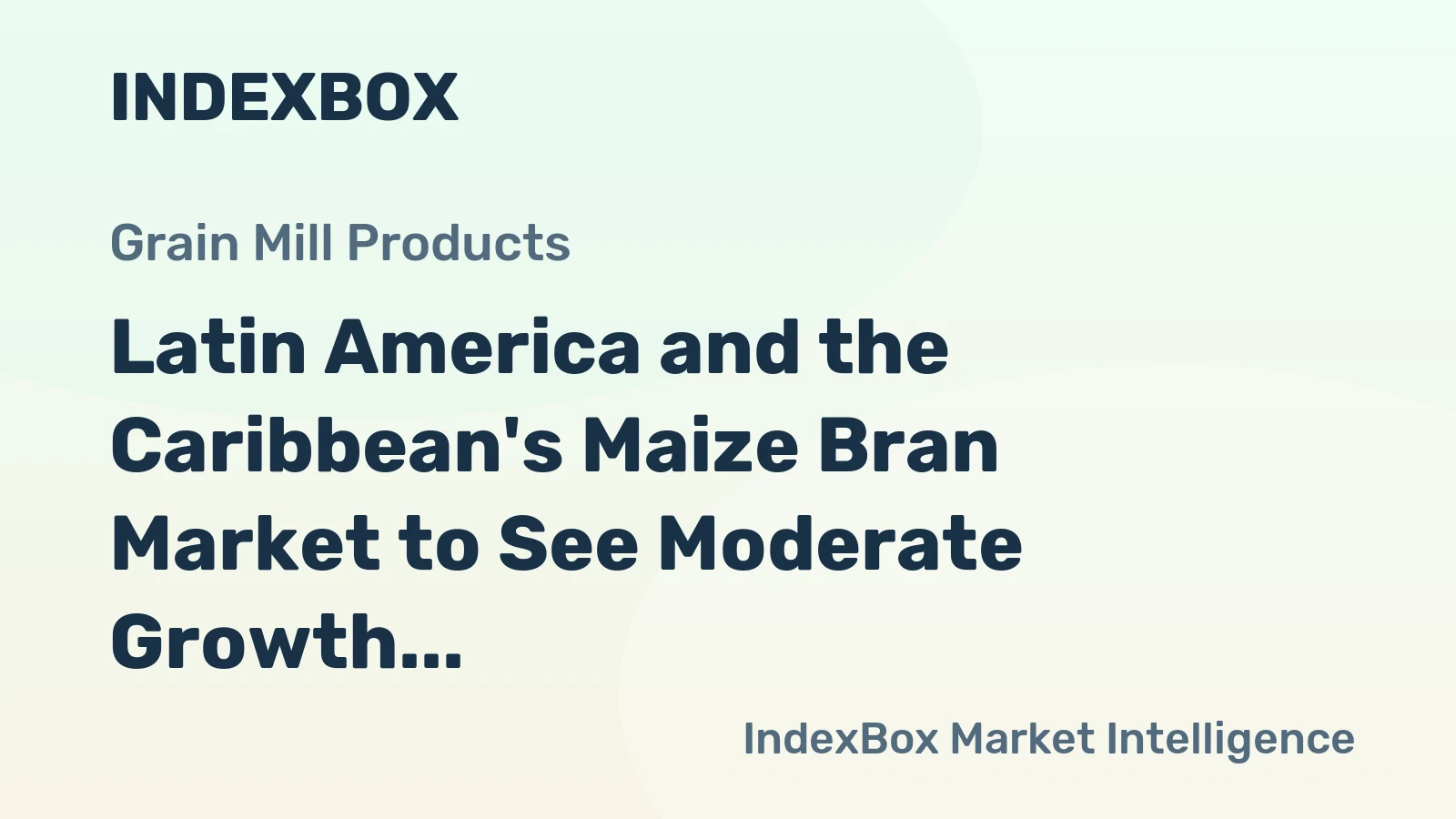 Latin America and the Caribbean's Maize Bran Market to See Moderate Growth with CAGR of +0.7% from 2024-2035
