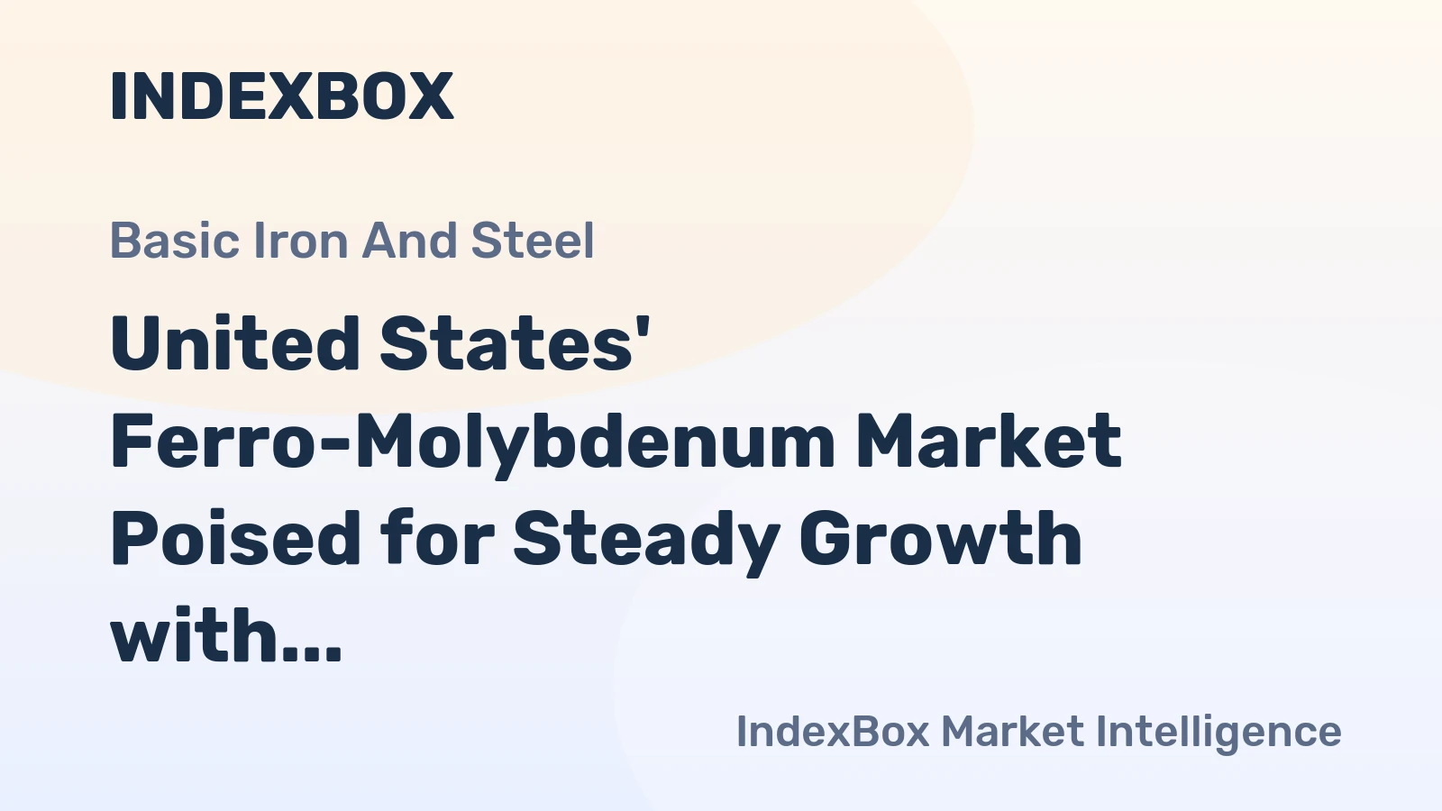 United States' Ferro-Molybdenum Market Poised for Steady Growth with 2.1% CAGR