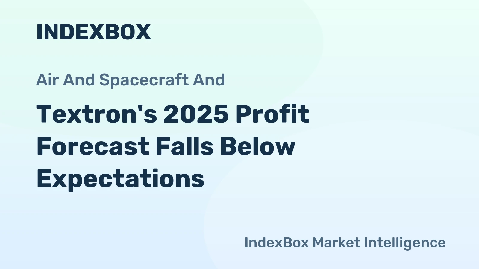 Textron's 2025 Profit Forecast Falls Below Expectations