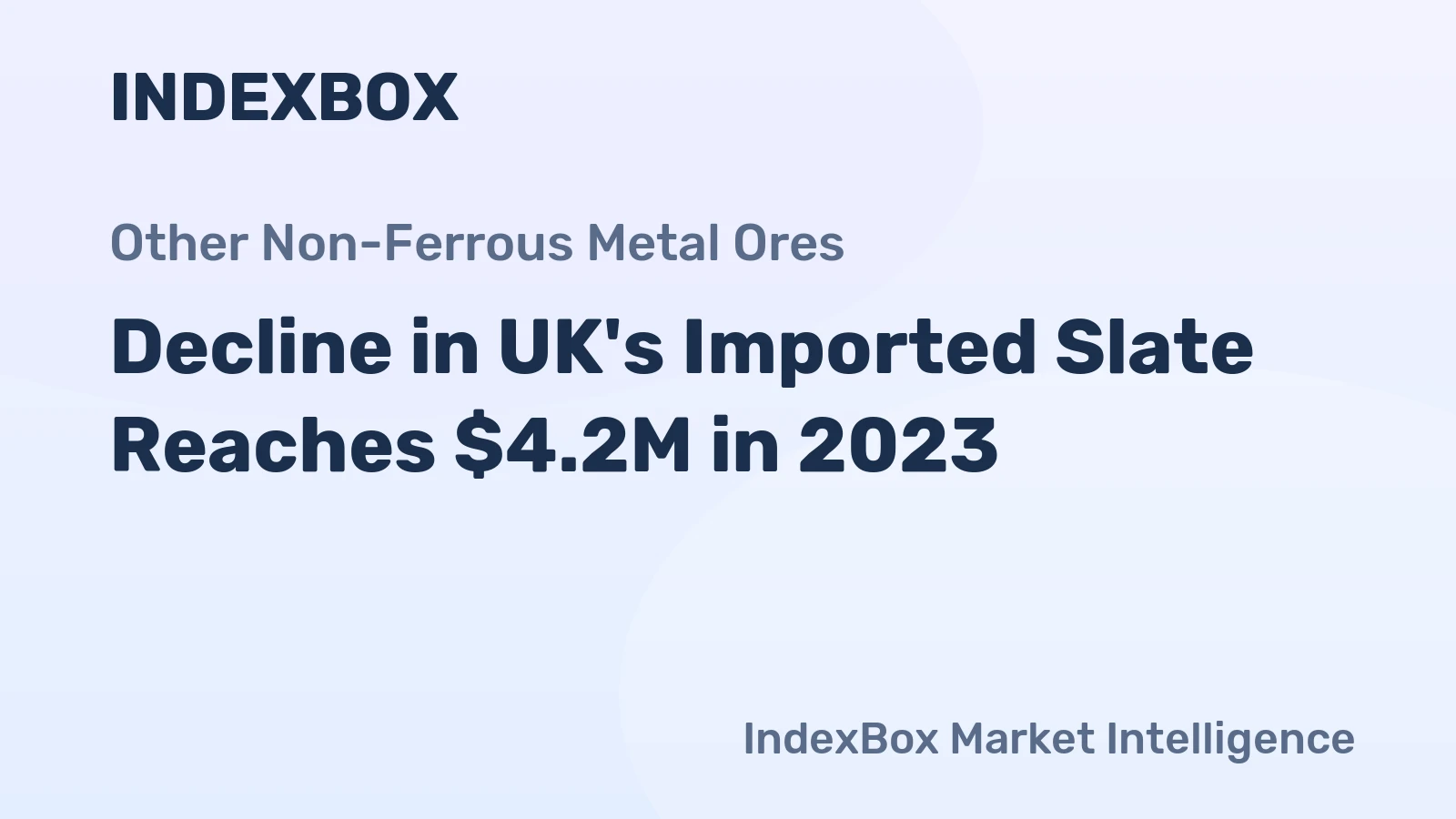 Decline in UK's Imported Slate Reaches $4.2M in 2023