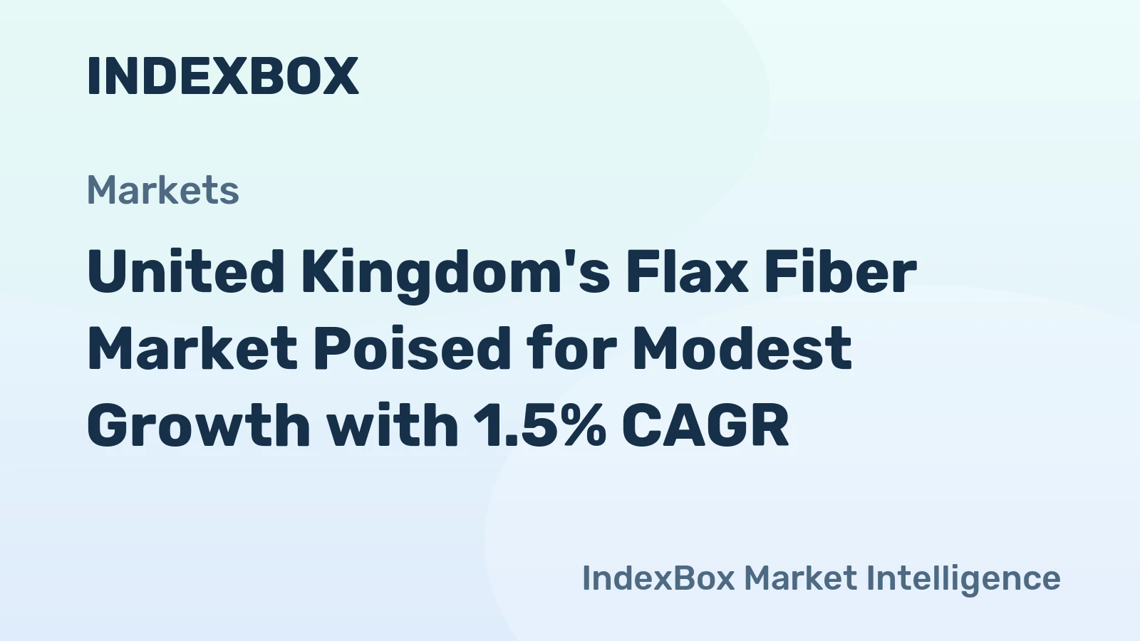 United Kingdom's Flax Fiber Market Poised for Modest Growth with 1.5% CAGR