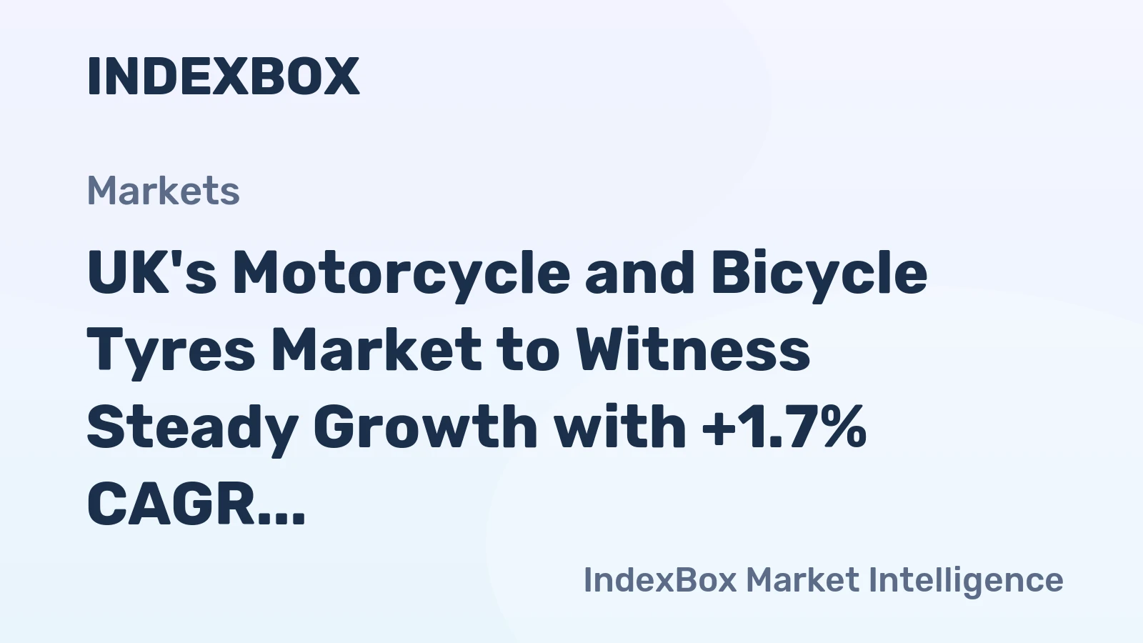 UK's Motorcycle and Bicycle Tyres Market to Witness Steady Growth with +1.7% CAGR