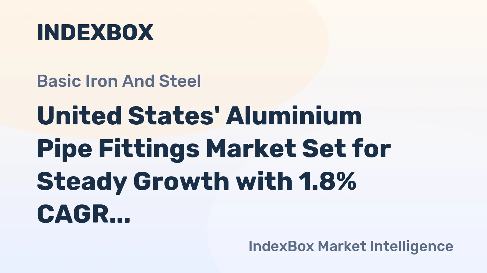United States' Aluminium Pipe Fittings Market Set for Steady Growth with 1.8% CAGR in Value