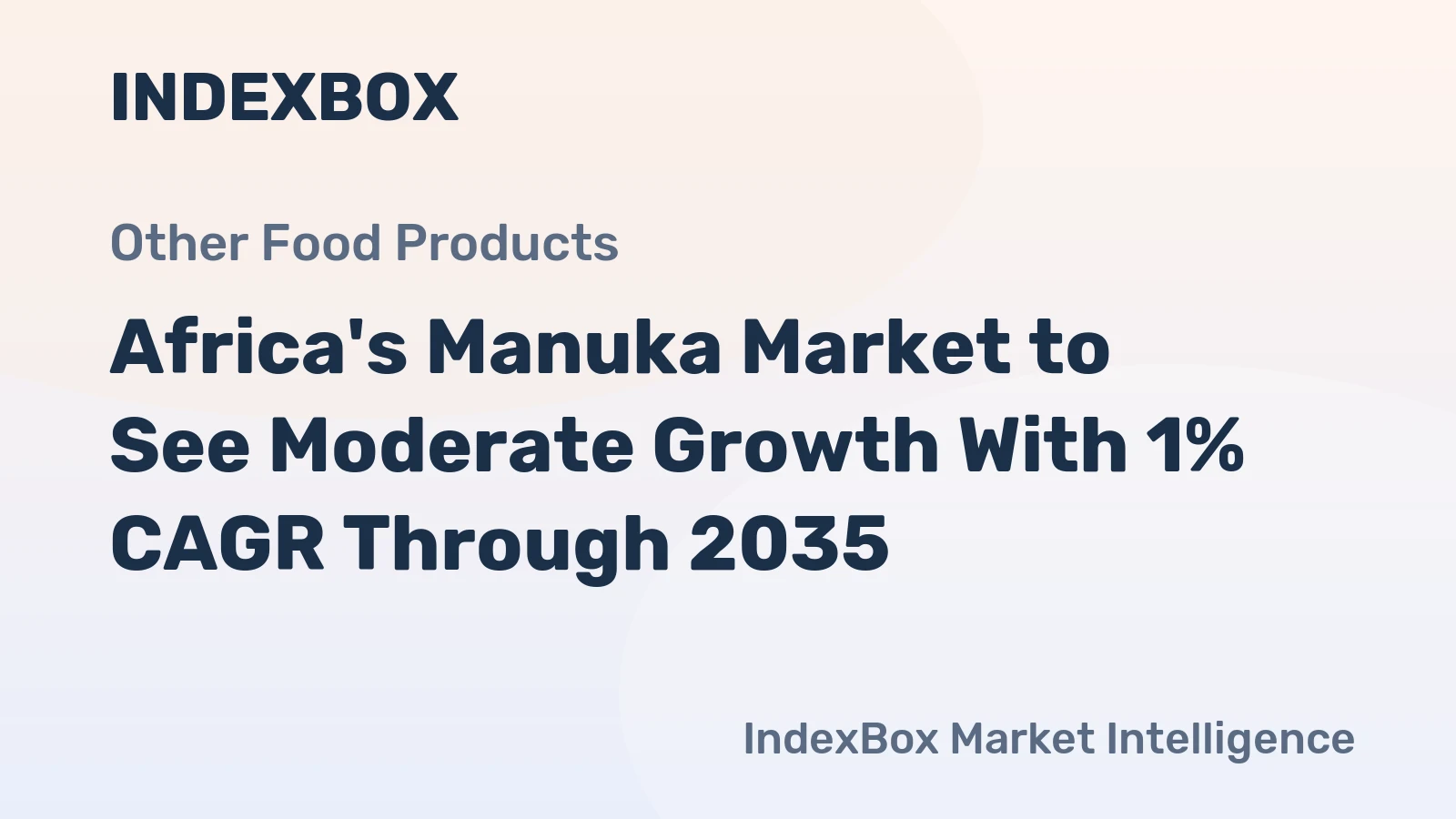 Africa's Manuka Market to See Moderate Growth With 1% CAGR Through 2035