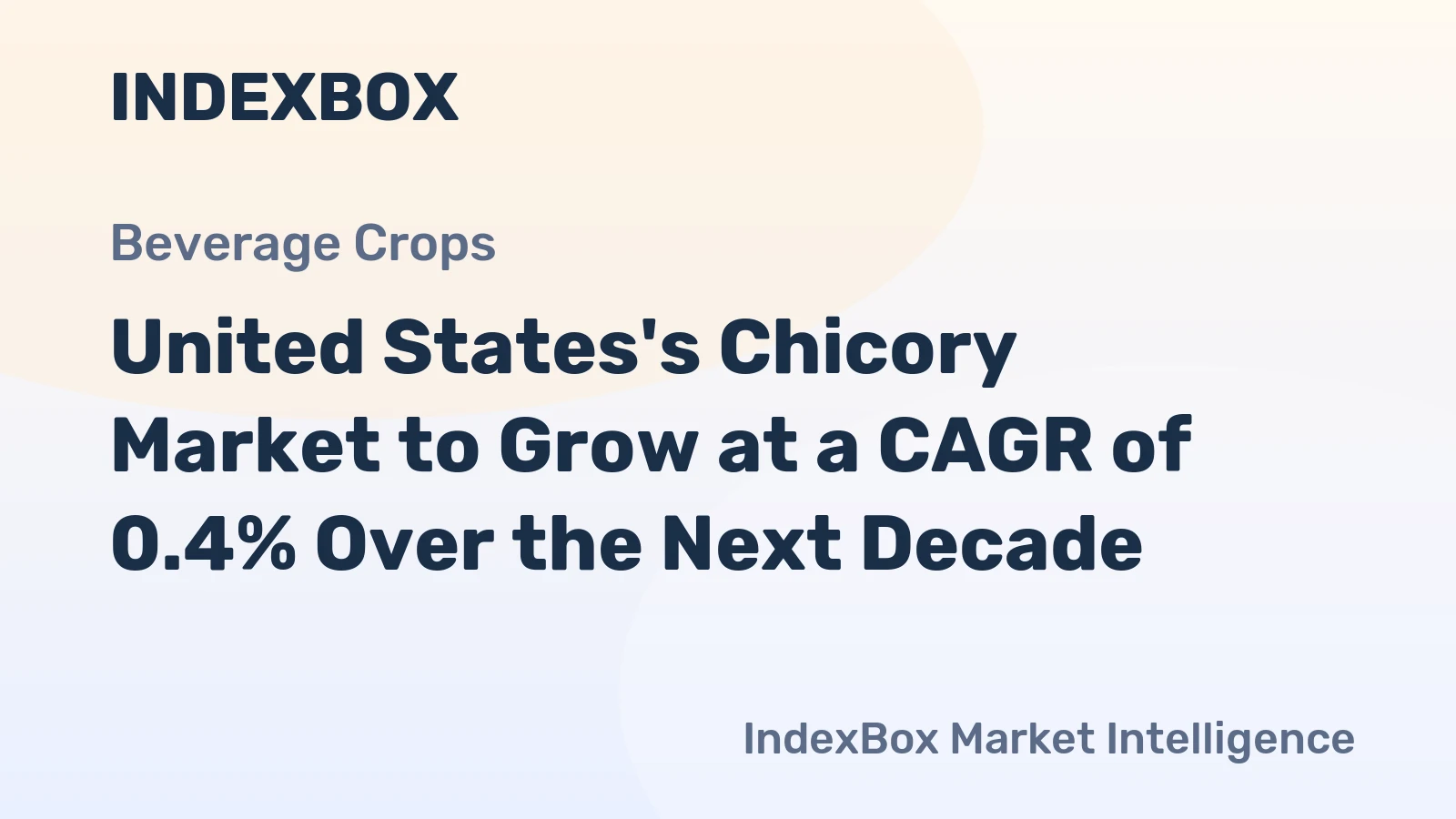 United States's Chicory Market to Grow at a CAGR of 0.4% Over the Next Decade