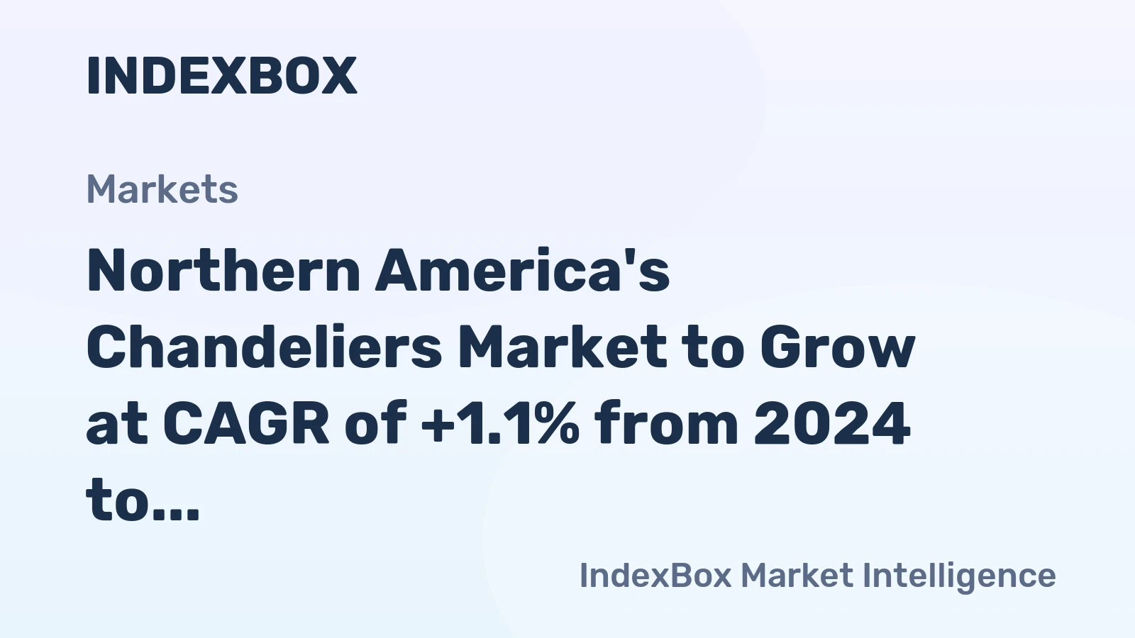 Northern America's Chandeliers Market to Grow at CAGR of +1.1% from 2024 to 2035
