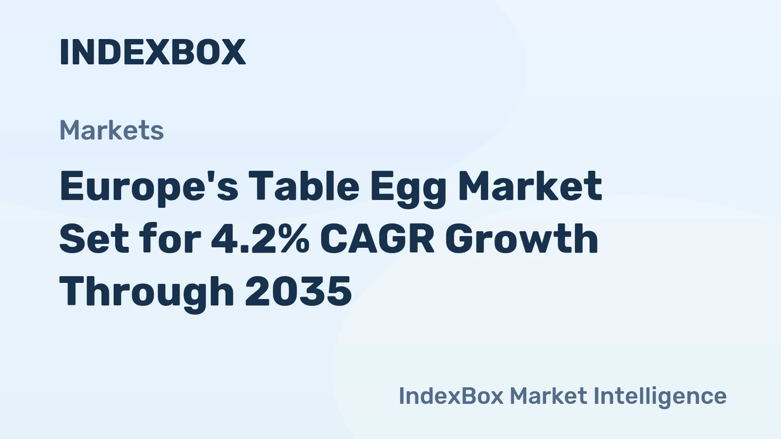 Europe's Table Egg Market Set for 4.2% CAGR Growth Through 2035