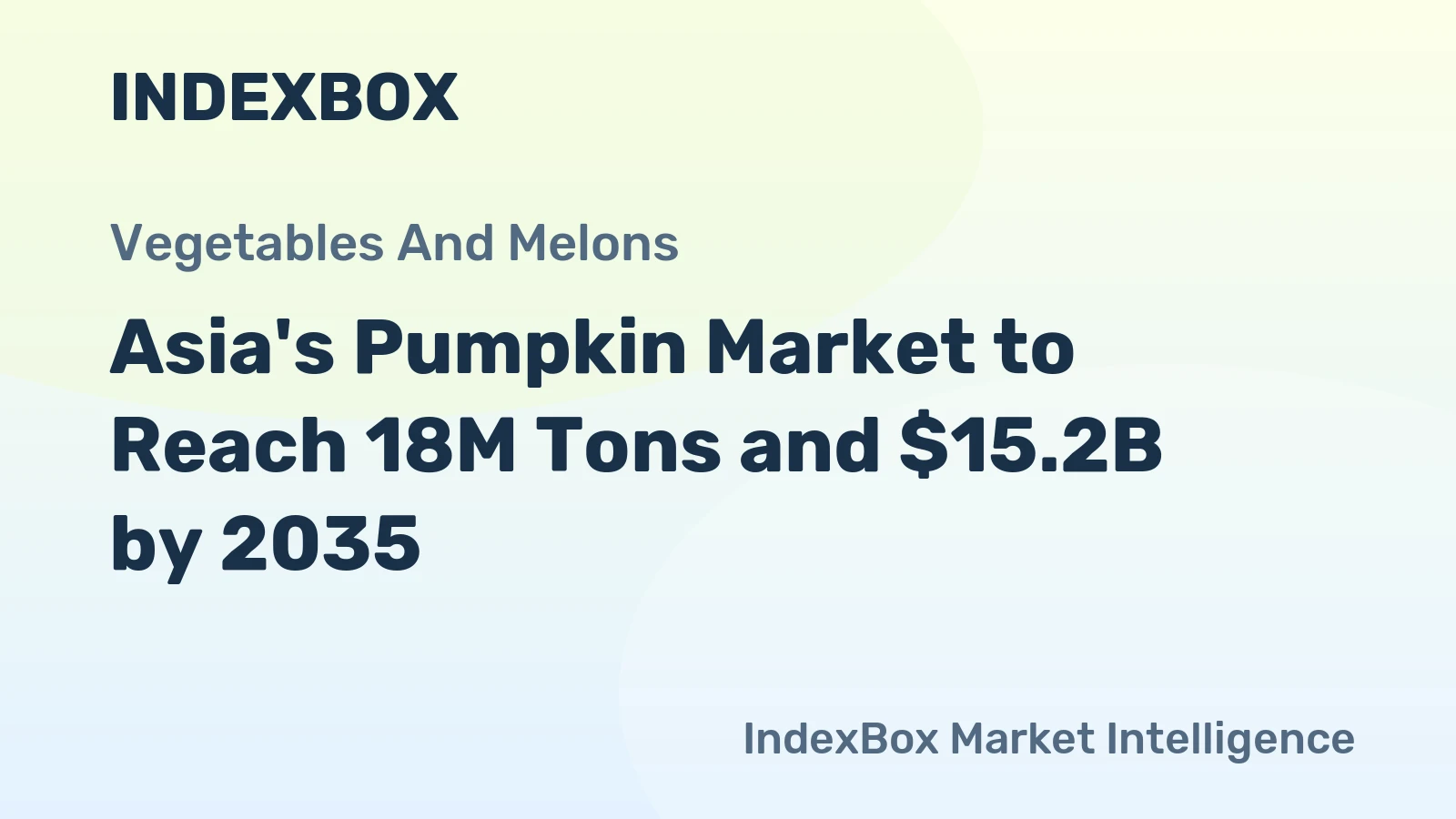 Asia's Pumpkin Market to Reach 18M Tons and $15.2B by 2035