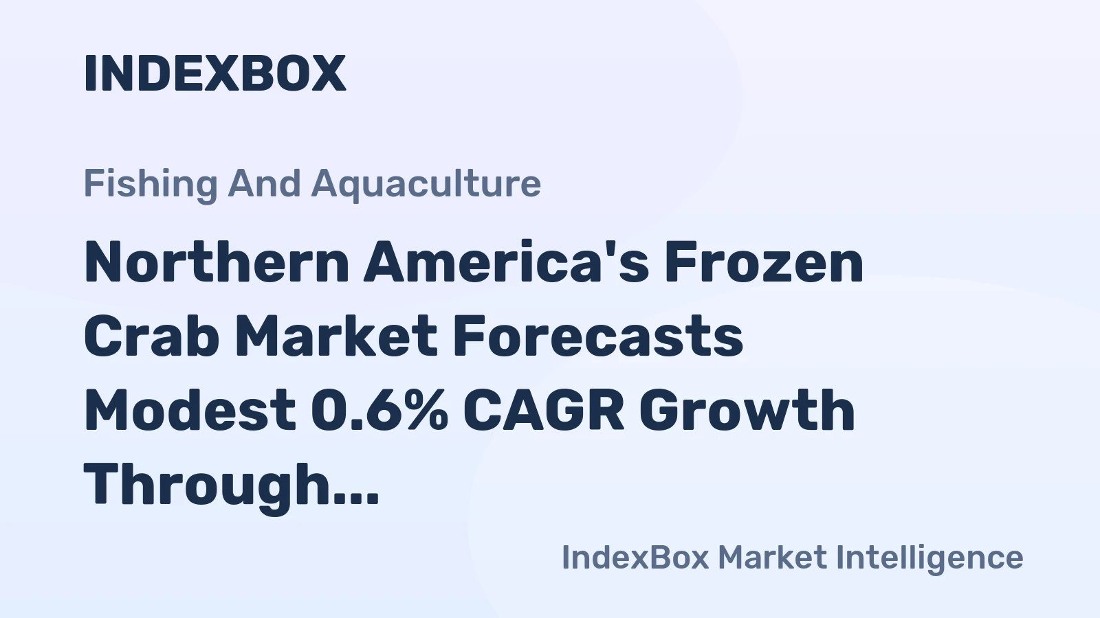 Northern America's Frozen Crab Market Forecasts Modest 0.6% CAGR Growth Through 2035