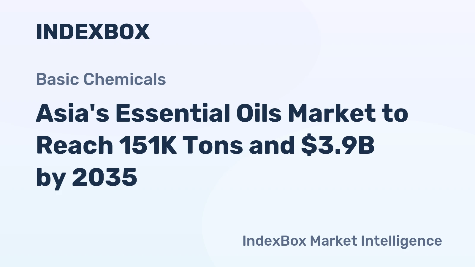 Asia's Essential Oils Market to Reach 151K Tons and $3.9B by 2035