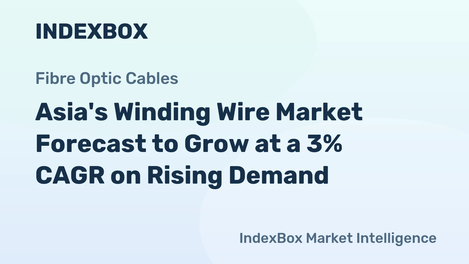 Asia's Winding Wire Market Forecast to Grow at a 3% CAGR on Rising Demand