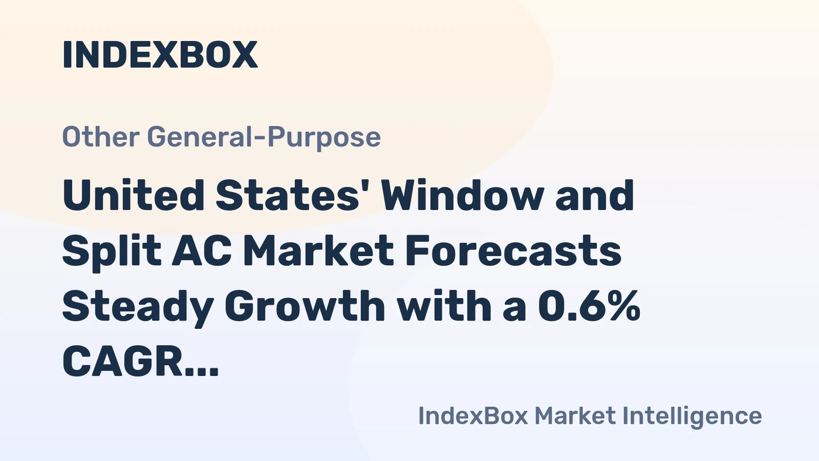 United States' Window and Split AC Market Forecasts Steady Growth with a 0.6% CAGR in Value