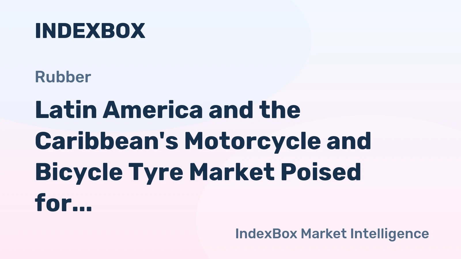 Latin America and the Caribbean's Motorcycle and Bicycle Tyre Market Poised for Steady Growth With 1.1% CAGR Through 2035