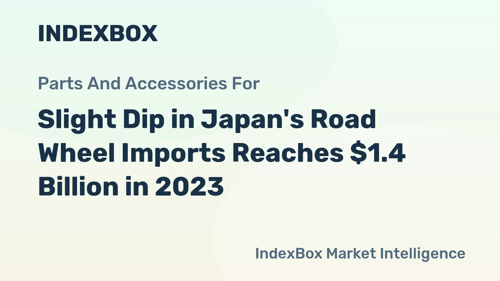 Slight Dip in Japan's Road Wheel Imports Reaches $1.4 Billion in 2023
