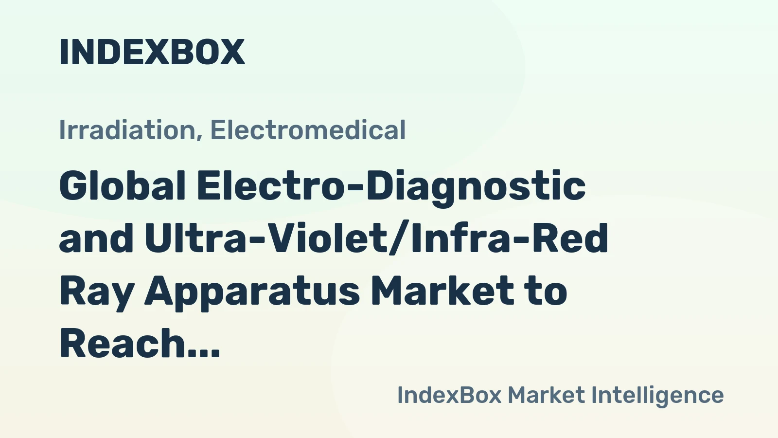 Global Electro-Diagnostic and Ultra-Violet/Infra-Red Ray Apparatus Market to Reach 4.4B Units by 2035, Valued at $3,857.3B