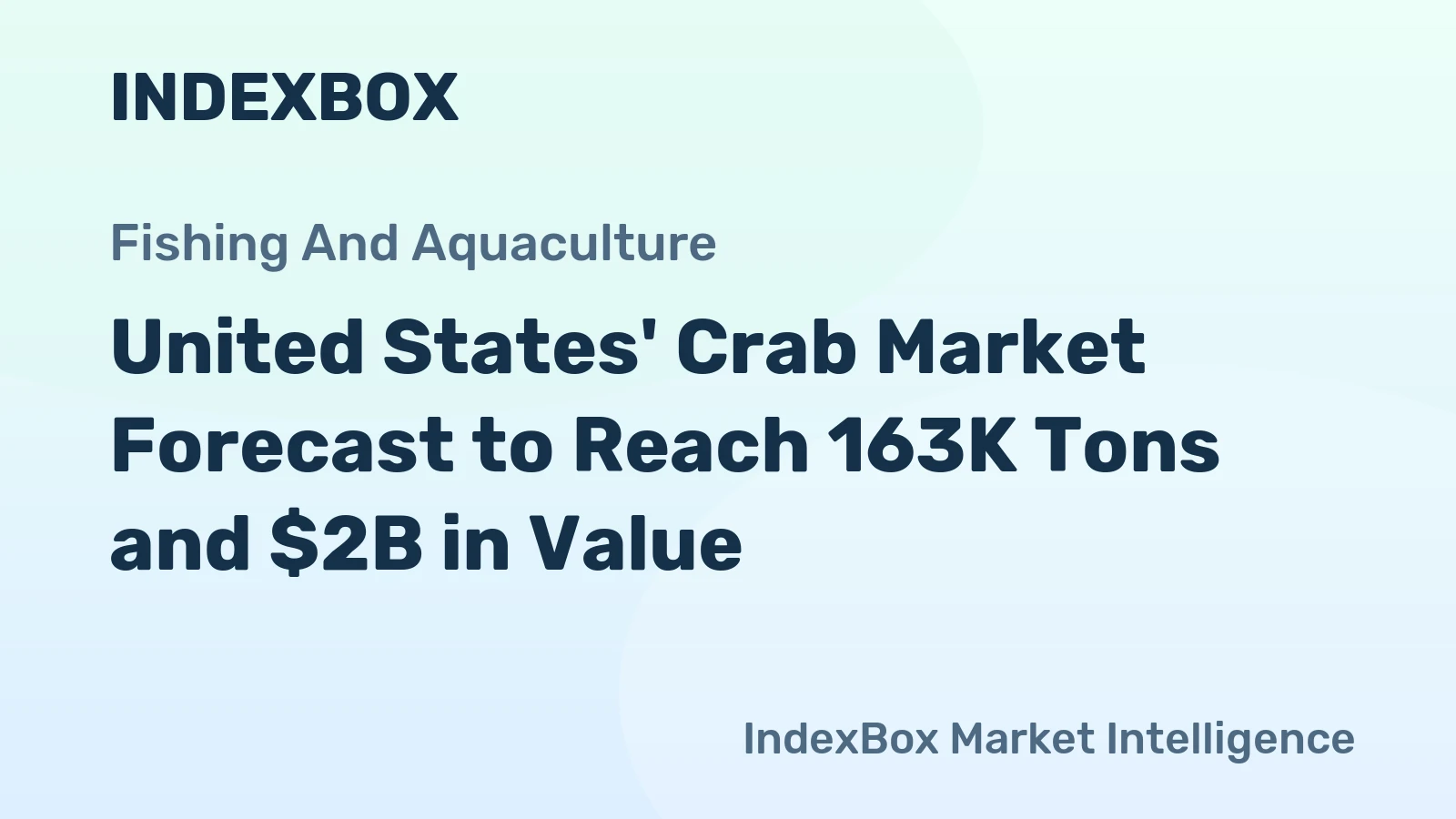 United States' Crab Market Forecast to Reach 163K Tons and $2B in Value