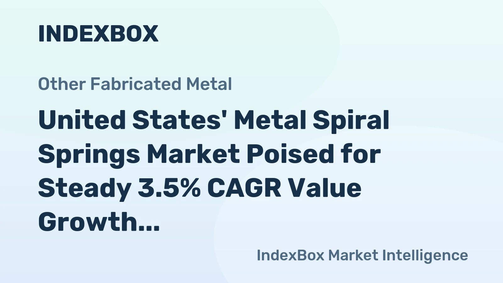 United States' Metal Spiral Springs Market Poised for Steady 3.5% CAGR Value Growth Through 2035