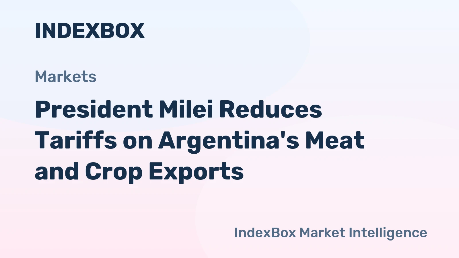 President Milei Reduces Tariffs on Argentina's Meat and Crop Exports