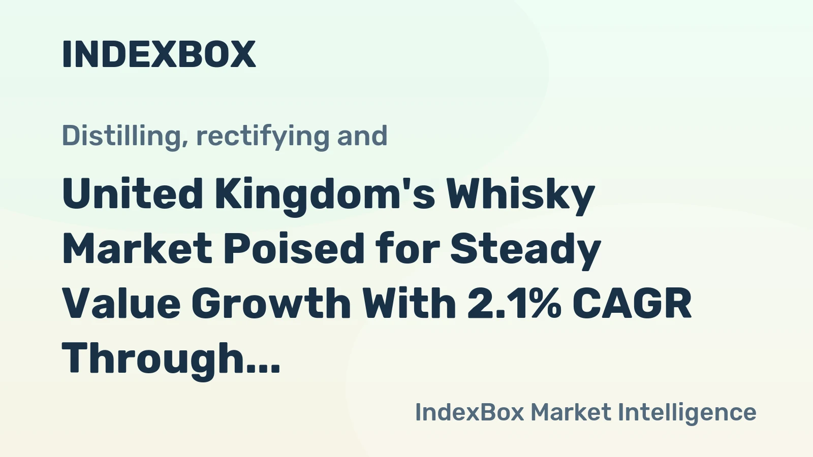 United Kingdom's Whisky Market Poised for Steady Value Growth With 2.1% CAGR Through 2035