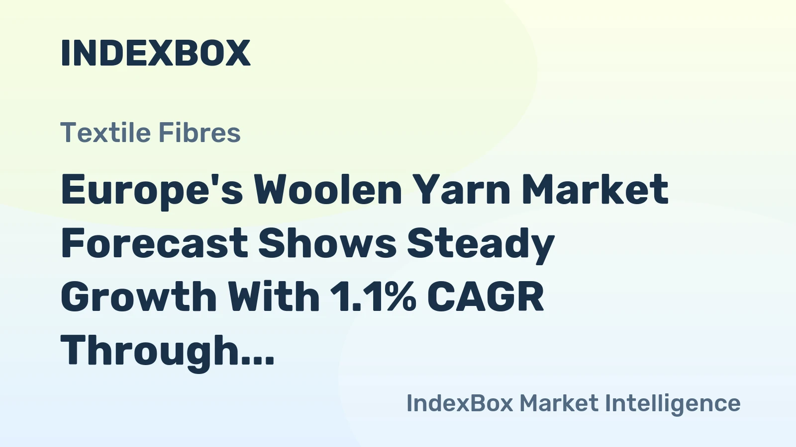 Europe's Woolen Yarn Market Forecast Shows Steady Growth With 1.1% CAGR Through 2035
