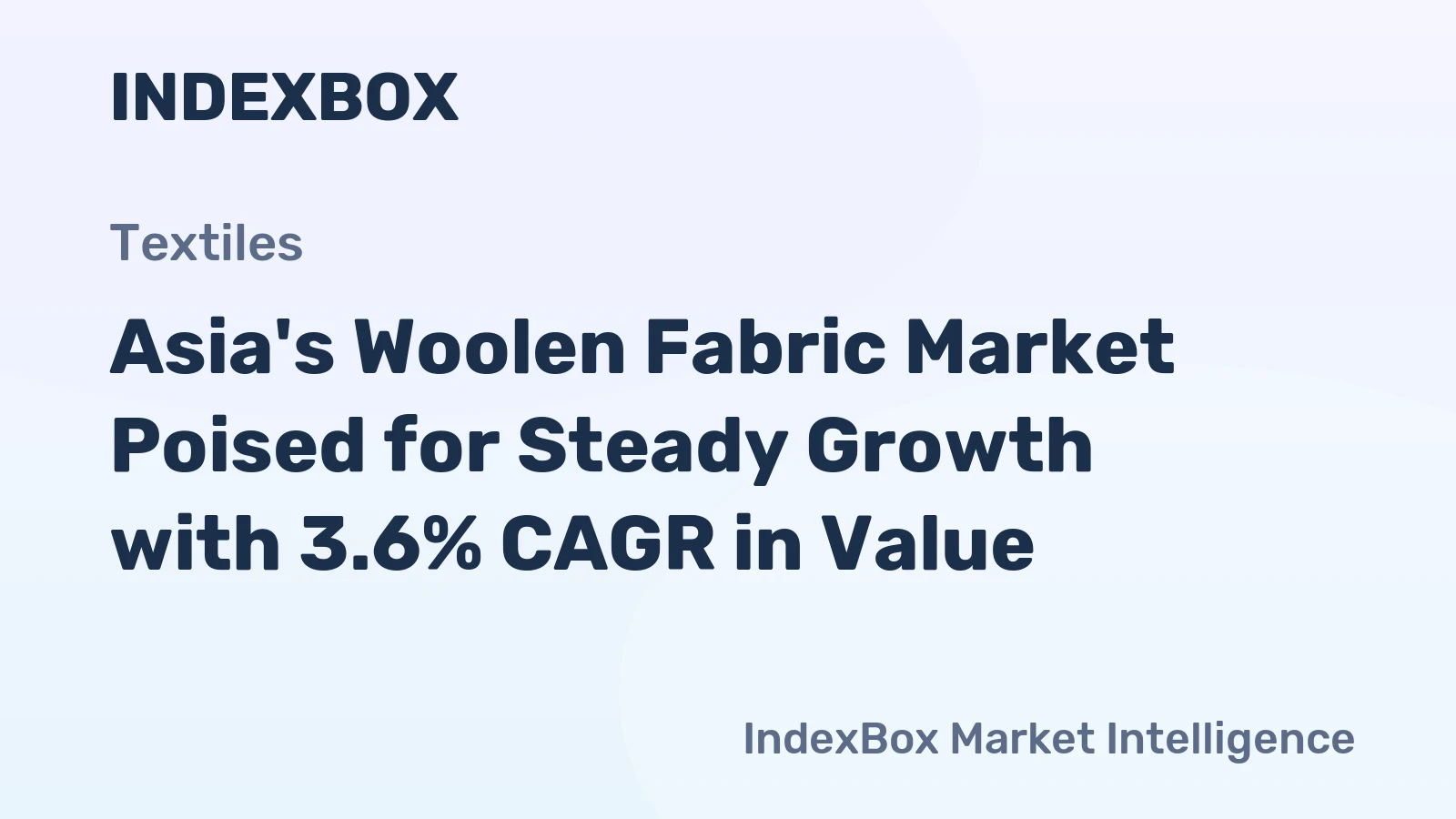 Asia's Woolen Fabric Market Poised for Steady Growth with 3.6% CAGR in Value