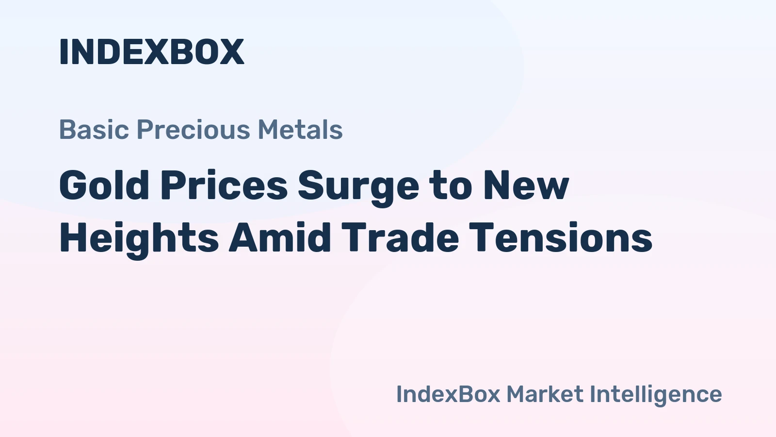 Gold Prices Surge to New Heights Amid Trade Tensions