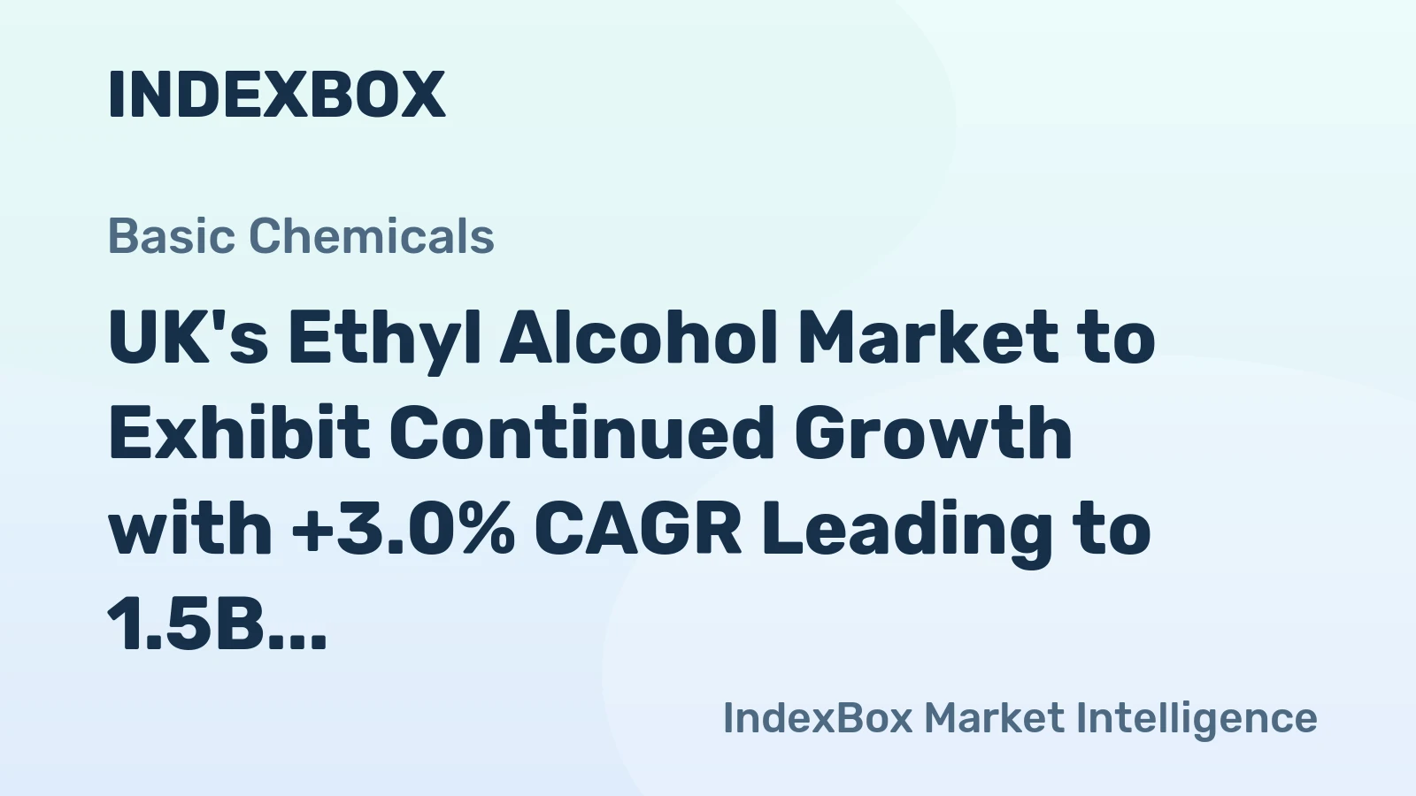 UK's Ethyl Alcohol Market to Exhibit Continued Growth with +3.0% CAGR Leading to 1.5B Litres by 2035