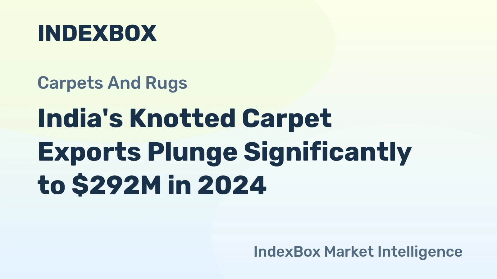 India's Knotted Carpet Exports Plunge Significantly to $292M in 2024