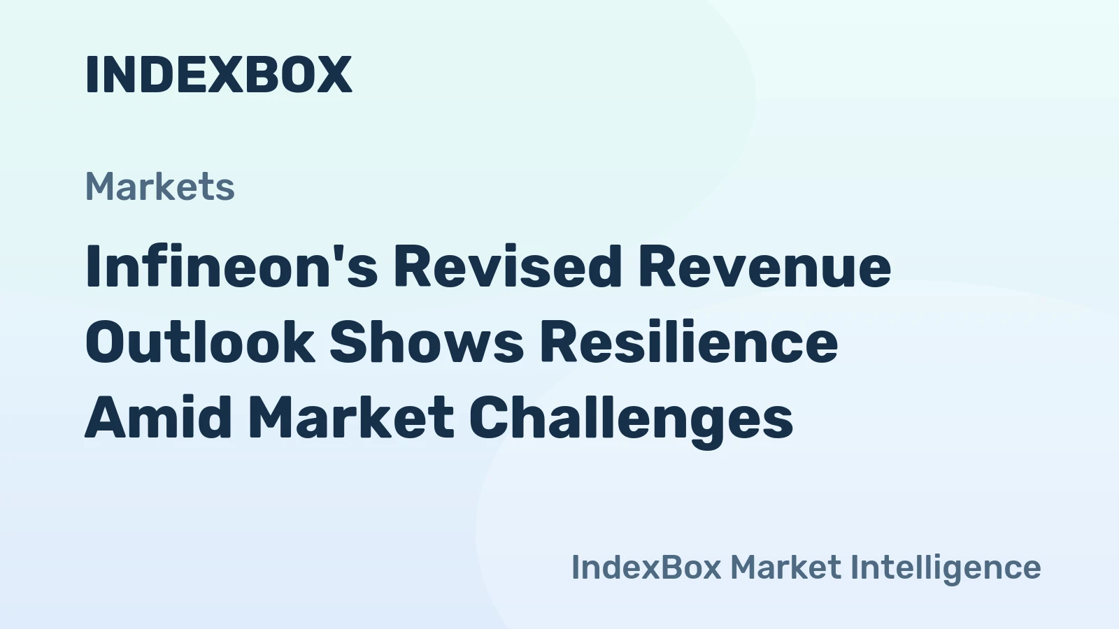 Infineon's Revised Revenue Outlook Shows Resilience Amid Market Challenges