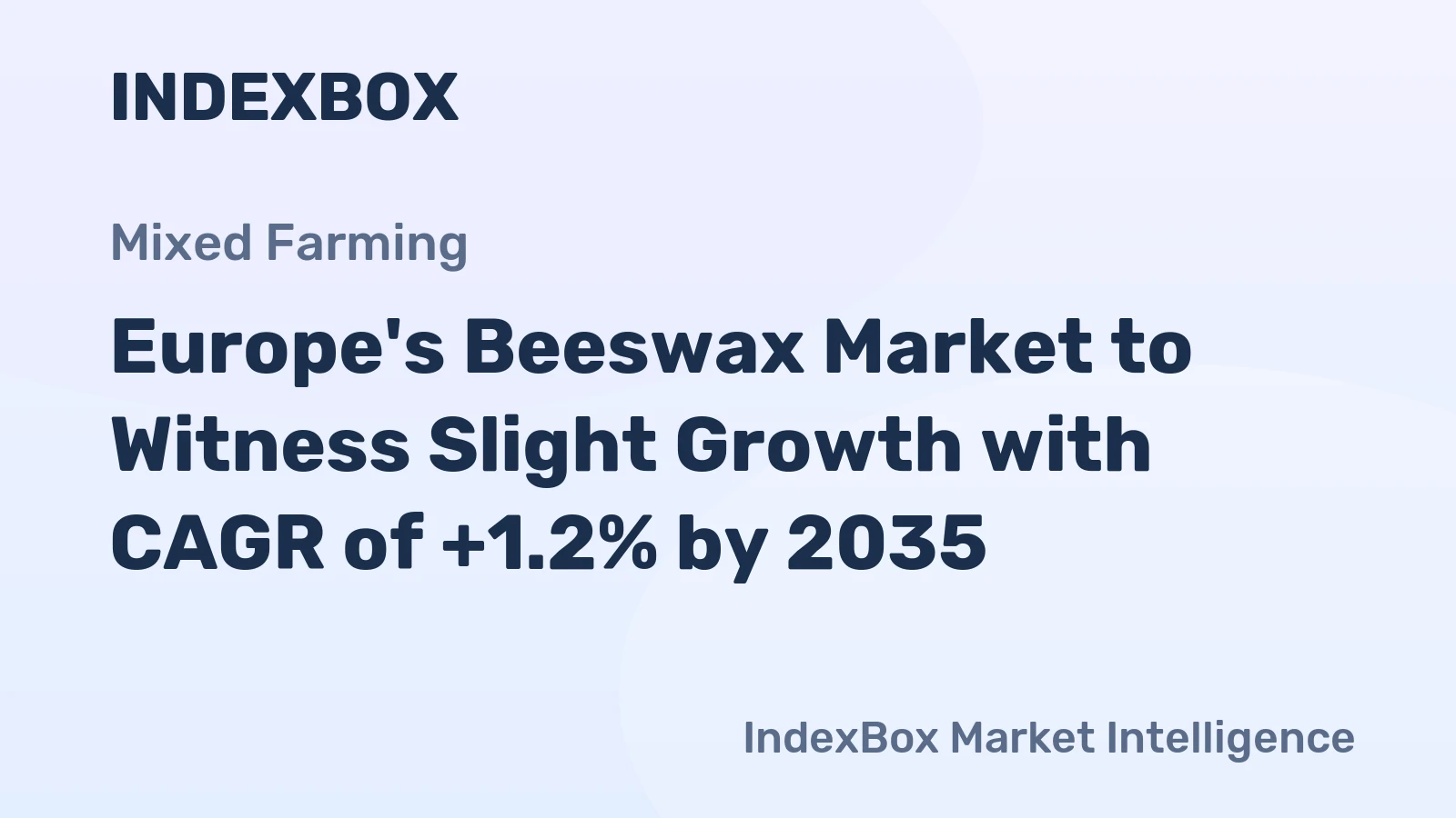 Europe's Beeswax Market to Witness Slight Growth with CAGR of +1.2% by 2035