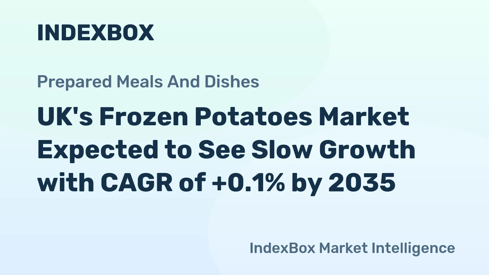 UK's Frozen Potatoes Market Expected to See Slow Growth with CAGR of +0.1% by 2035